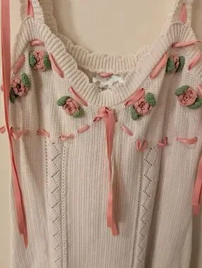 Betsey Johnson | Dresses | Betsey Johnson X Forever 2 Crochet Floral ...